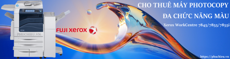 Cho thuê máy photocopy màu | Công ty cổ phần giải pháp Phúc Hiếu